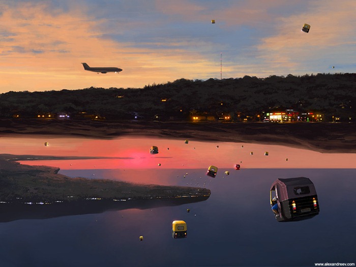 Alex Andreyev’s Surrealistic Paintings | Amusing Planet